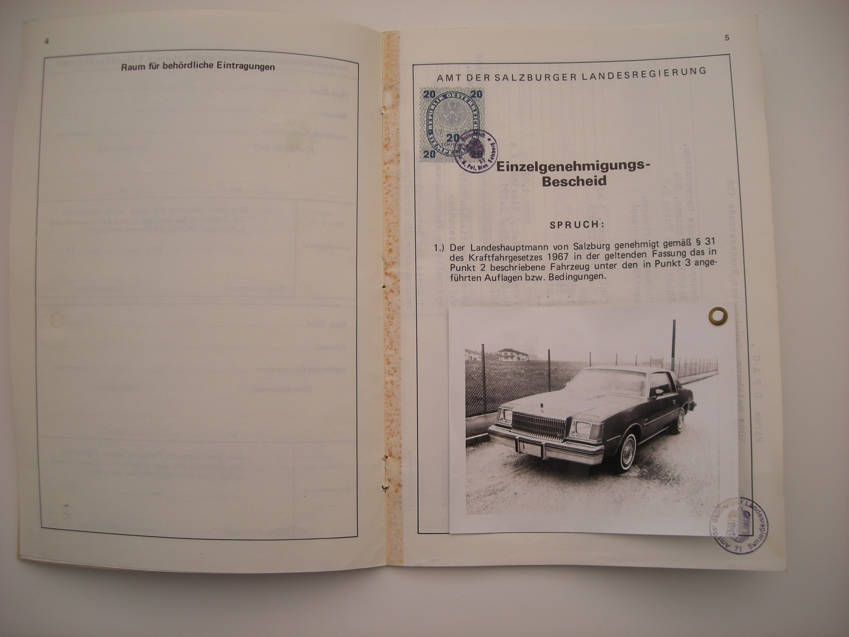 Typenscheine Archive - Oldtimerhandel Allmayer